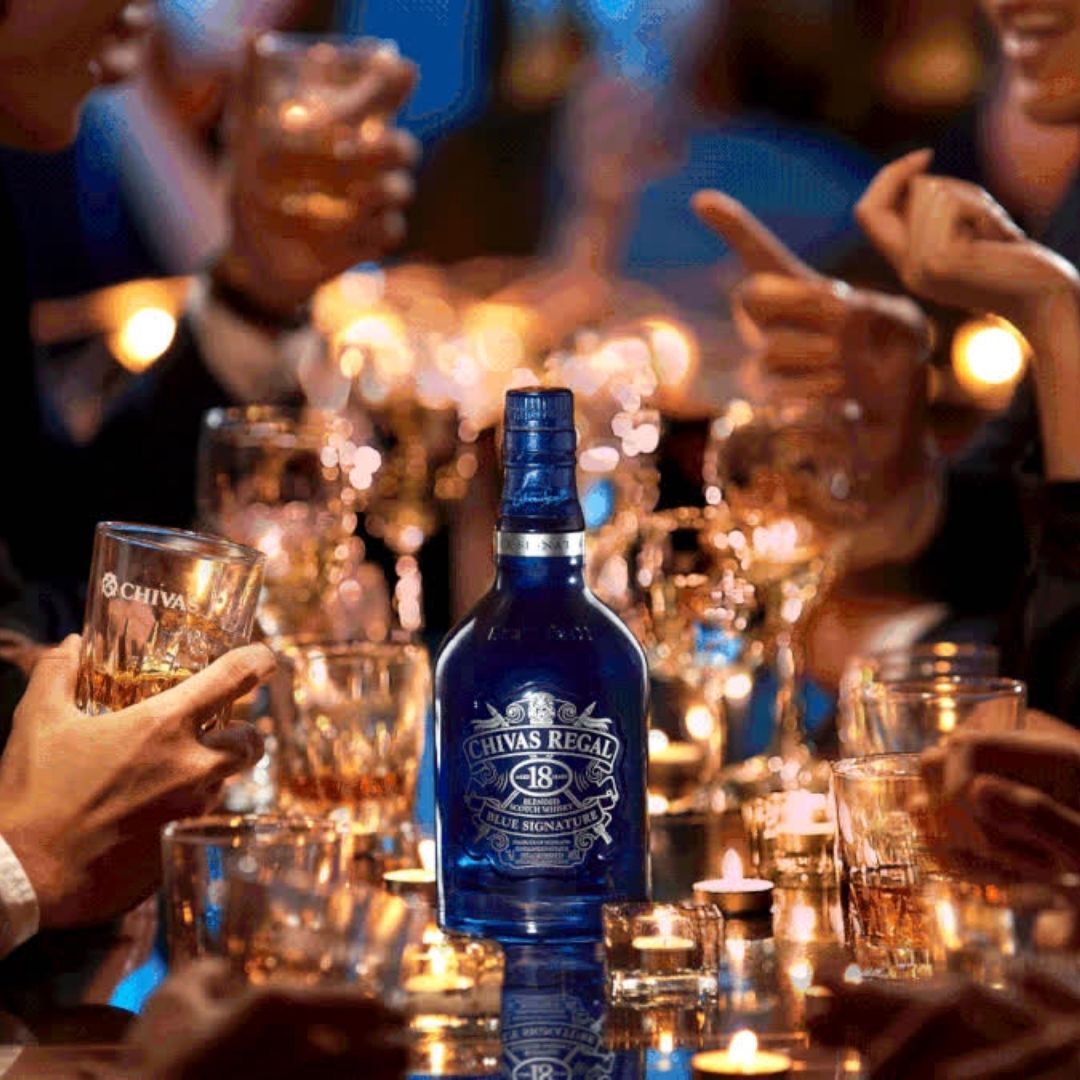 CHIVAS 18 BLUE SIGNATURE