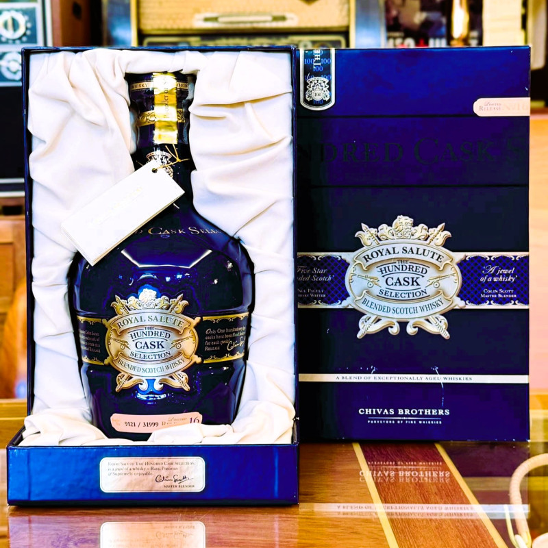 CHIVAS 100 ROYAL SALUTE HUNDRED CASK SELECTION
